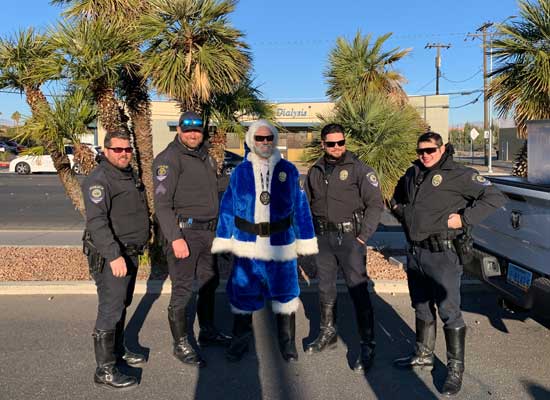 Annual "Santa In the Crosswalk" - Ped Safe Nevada